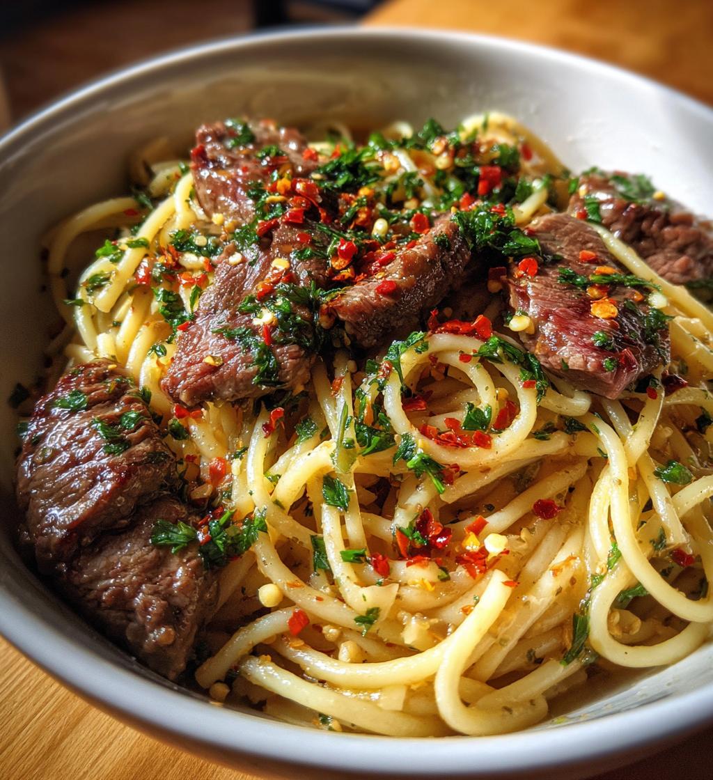 Sweet Spicy Garlic Steak Pasta: 5 Steps to Flavor Bliss