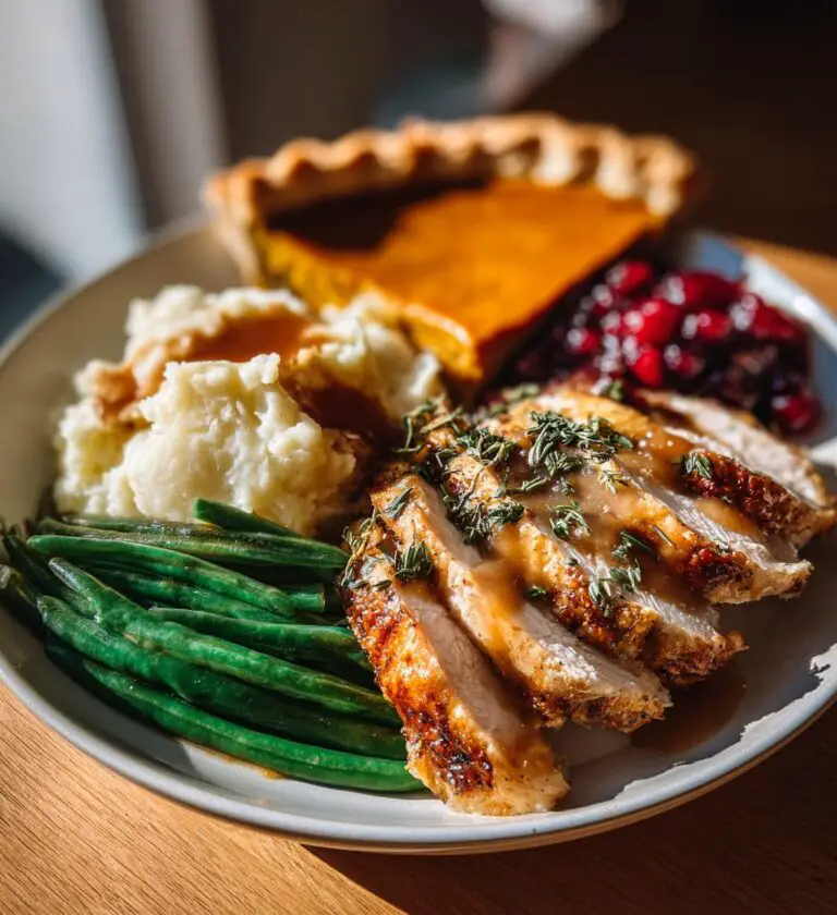 Small Thanksgiving Dinner for Four: A Comforting Feast