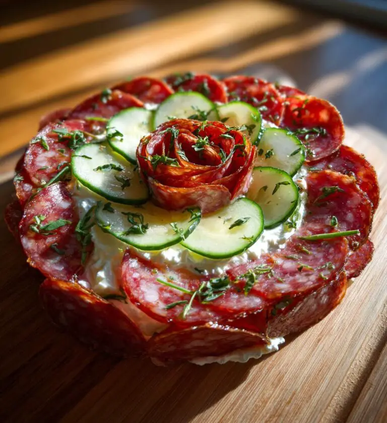 Salami Rose: 5 Simple Steps to a Stunning Appetizer – Vihaad Recipes