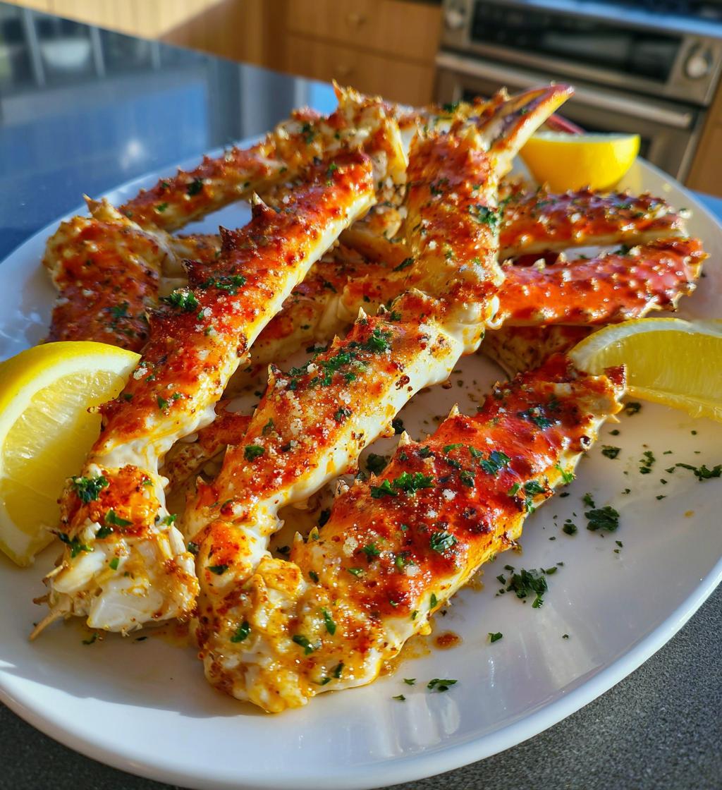 Baked King Crab Legs: 5 Simple Steps to Irresistible Flavor – Vihaad Recipes