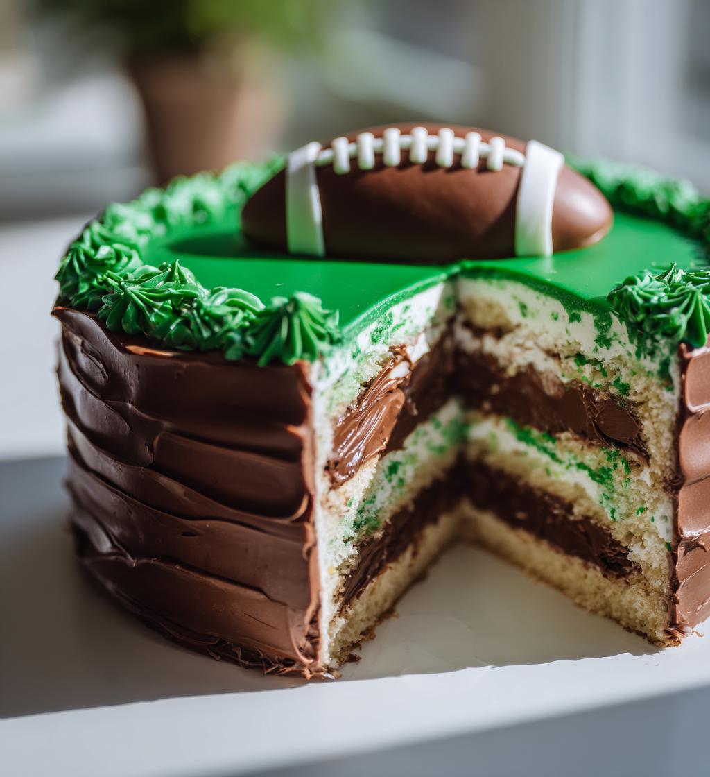 Simple Football Cake: 7 Steps to Game Day Bliss – Vihaad Recipes