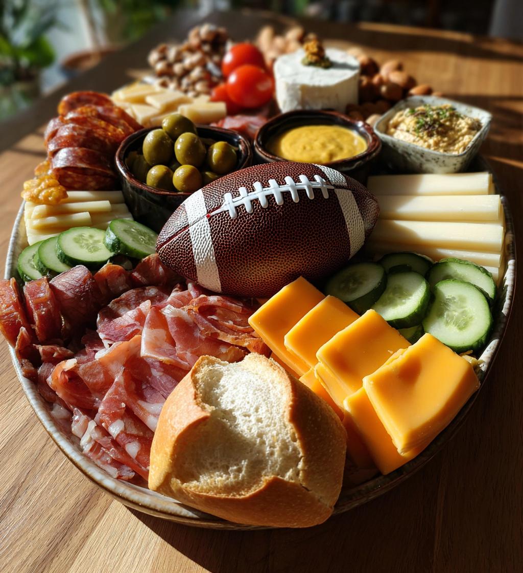 Football Themed Charcuterie Board: 5 Game Day Delights